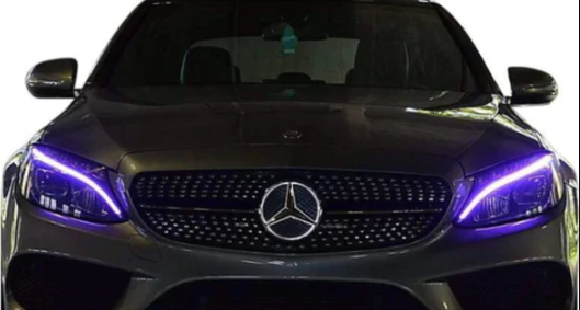 2015-2018 Mercedes Benz C-Class Multicolor DRL Boards Install Guide ...