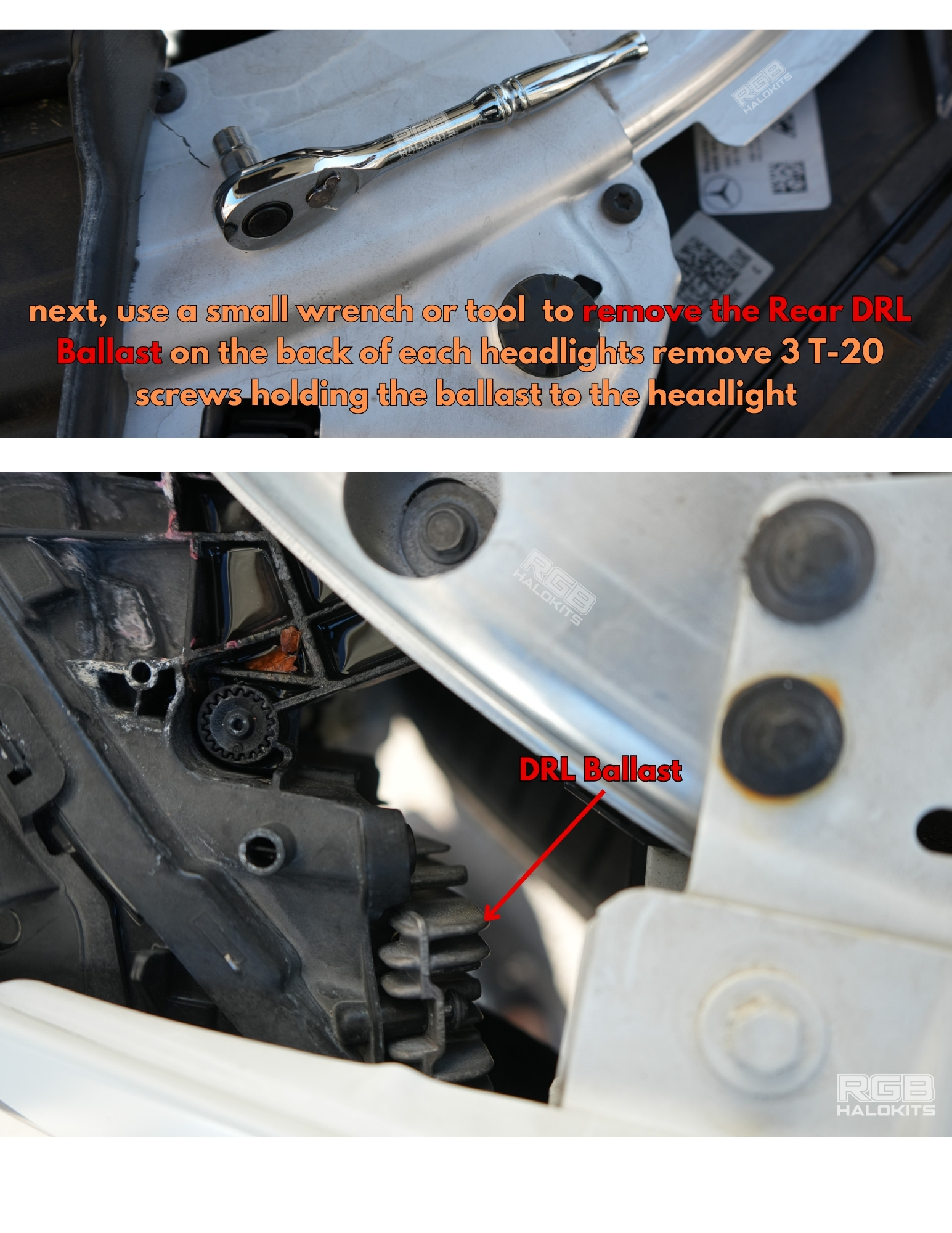 2019+ Mercedes-Benz C-Class RGB DRL Board Installation Guide – RGB HALO ...