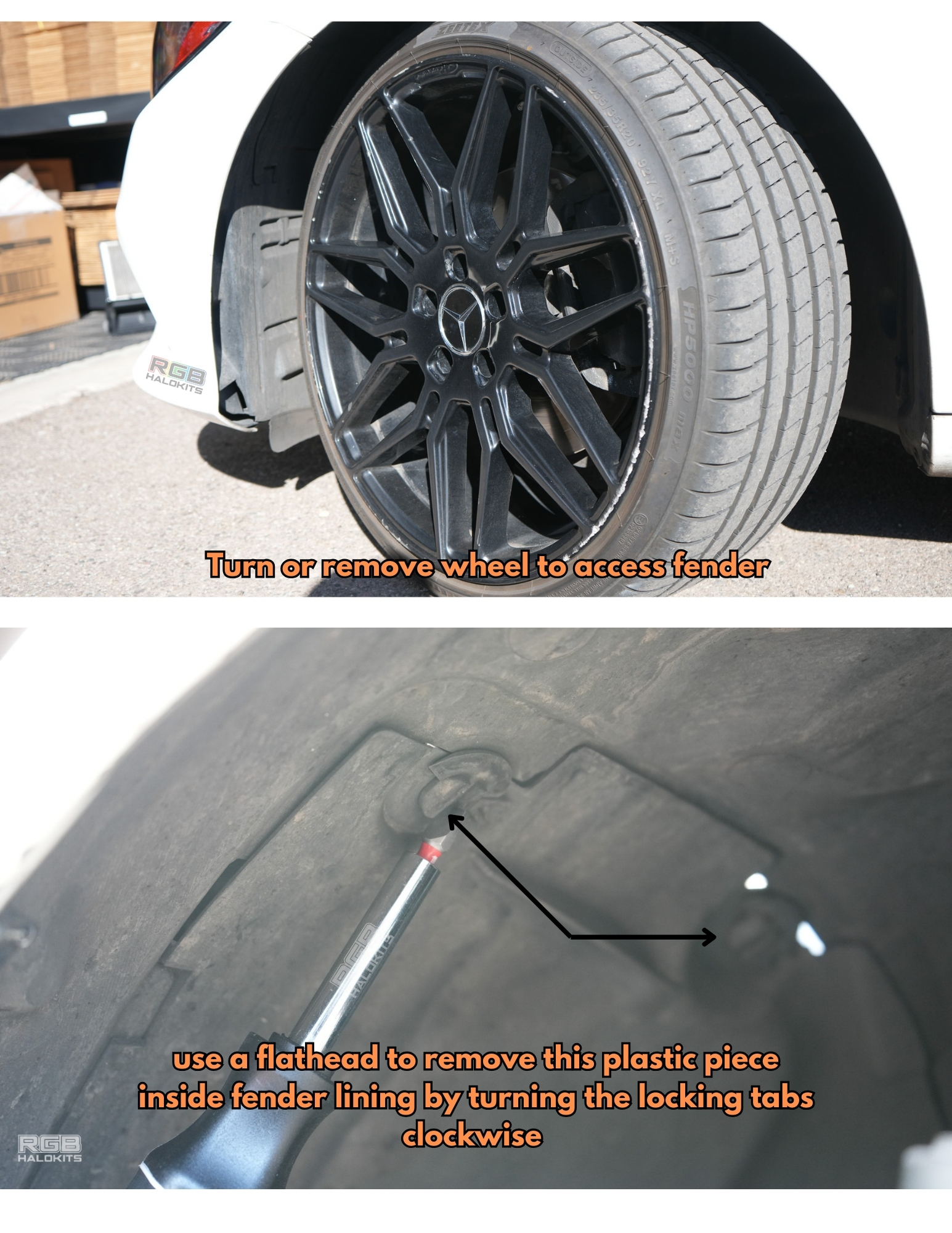 2019+ Mercedes-Benz C-Class RGB DRL Board Installation Guide – RGB HALO ...